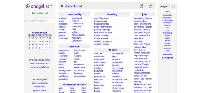 Examples of Websites with Bad Design