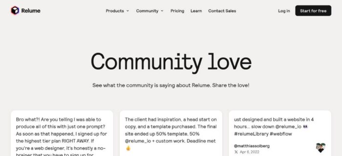 Testimonial Page Design Examples