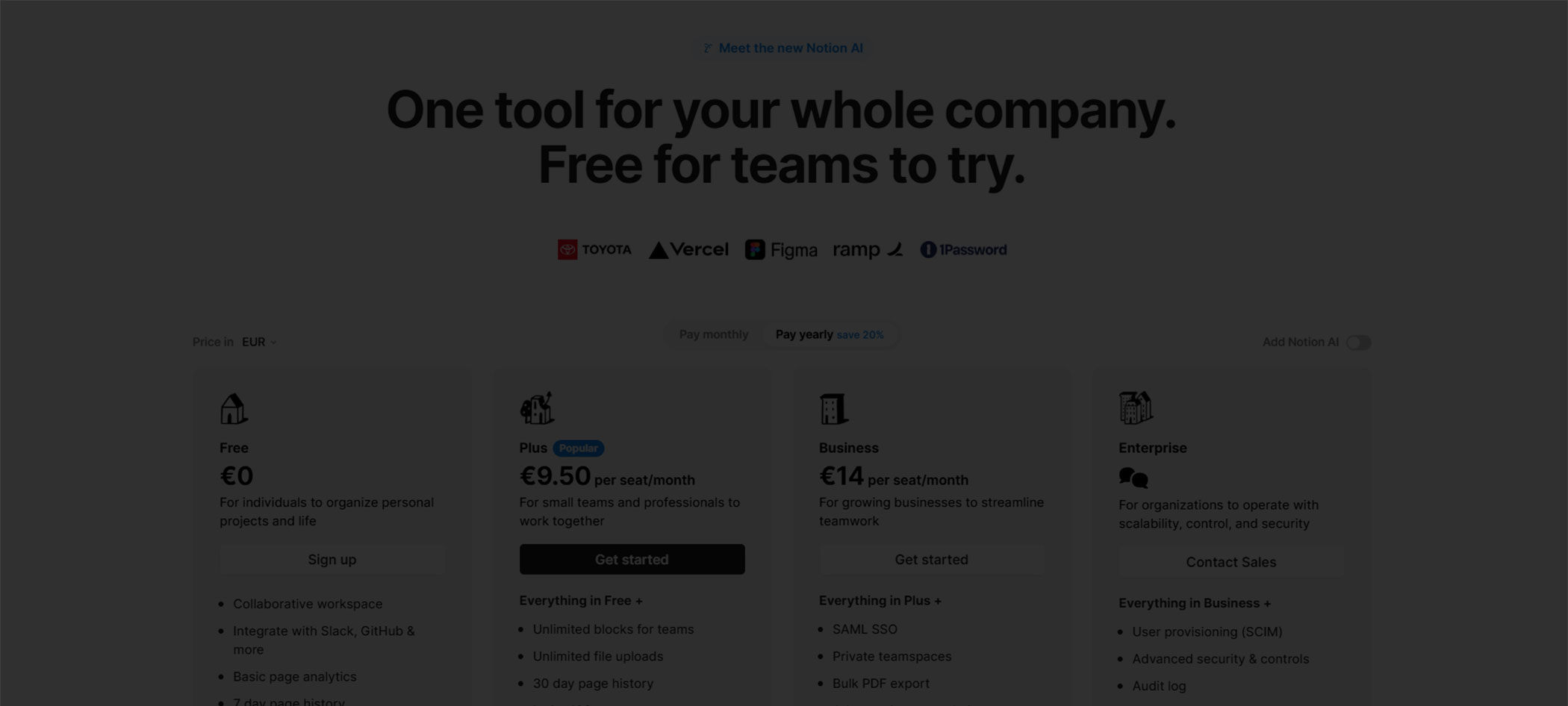 Pricing Page Design Examples